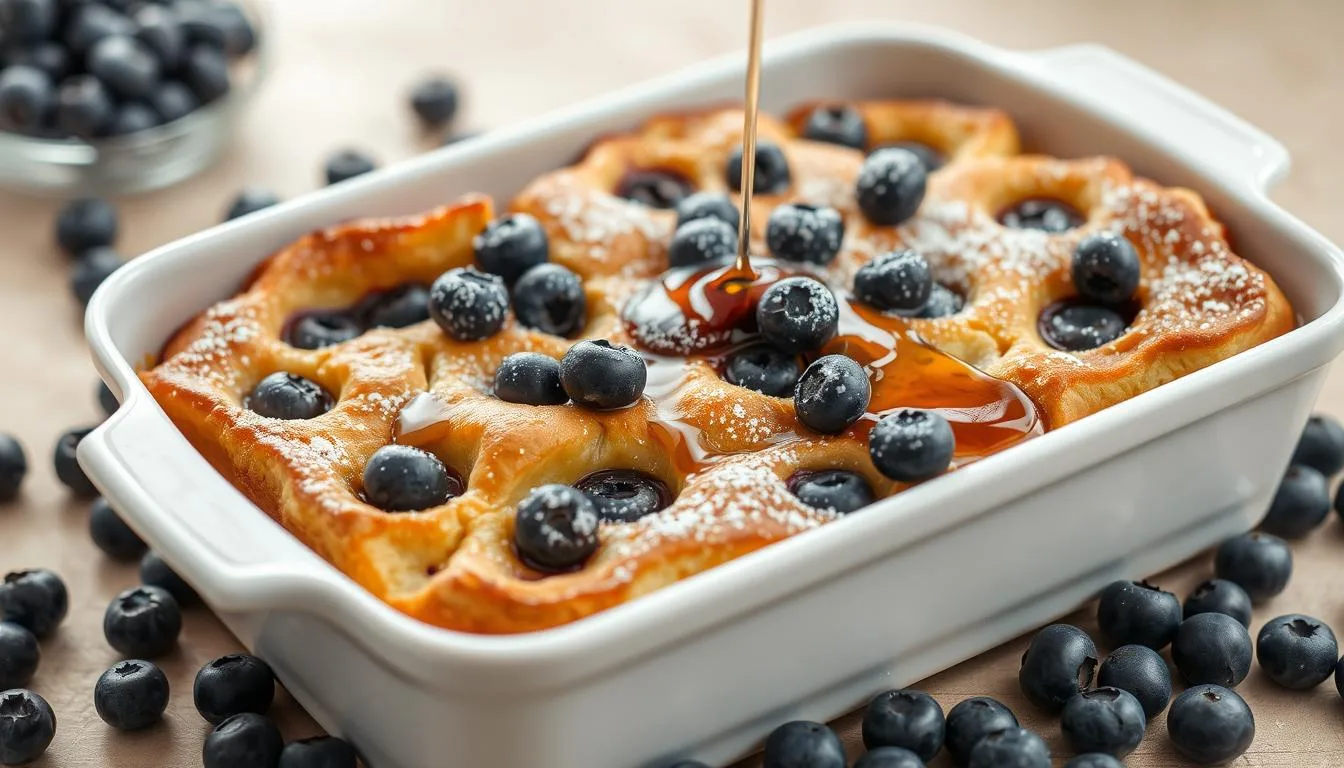 Easy Blueberry French Toast Casserole Recipe